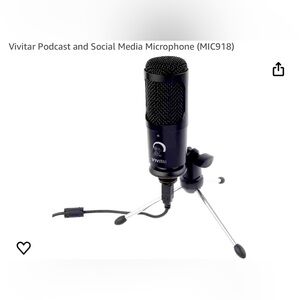 Vivitar | Media | Vivitar Podcast And Social Media Microphone | Poshmark